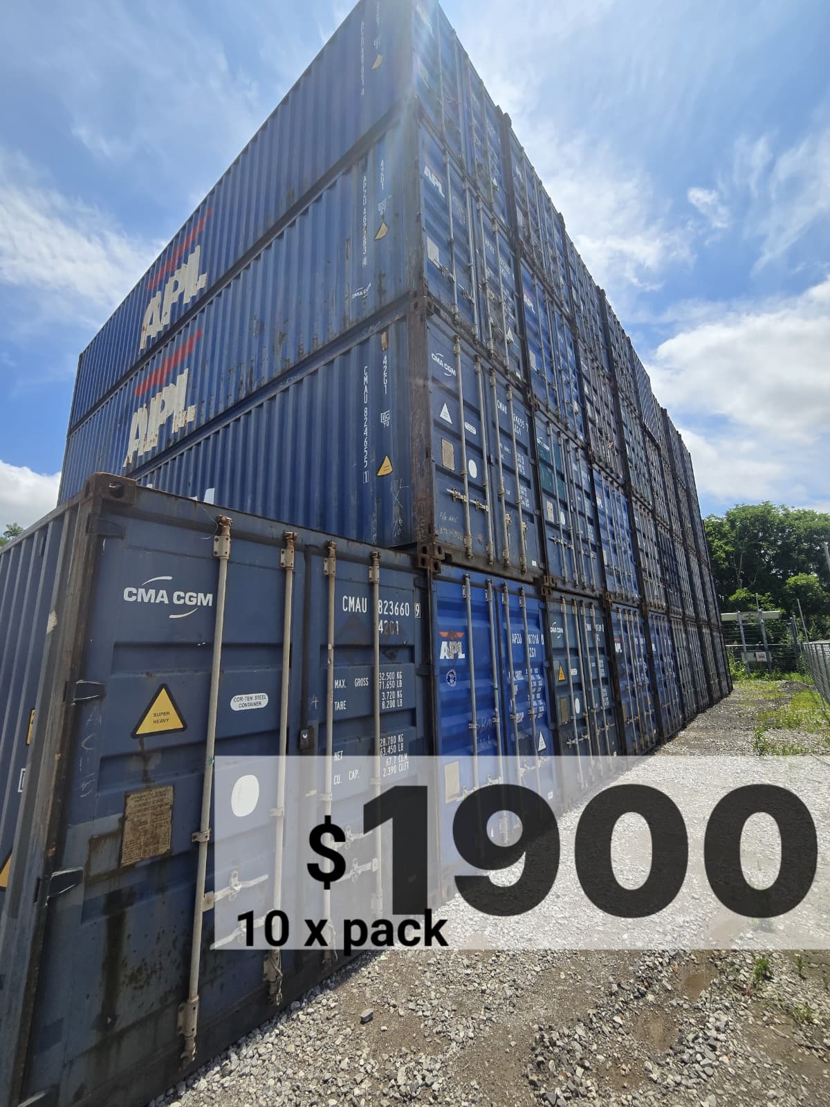40ft used Bulk buy a 10 pack Nashville TN