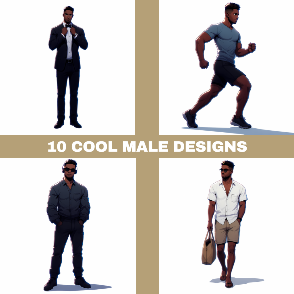 10 Cool Male Designs
