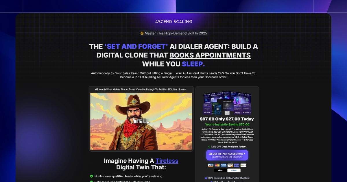 AI Dialer Agent PRO | Ascend Scaling