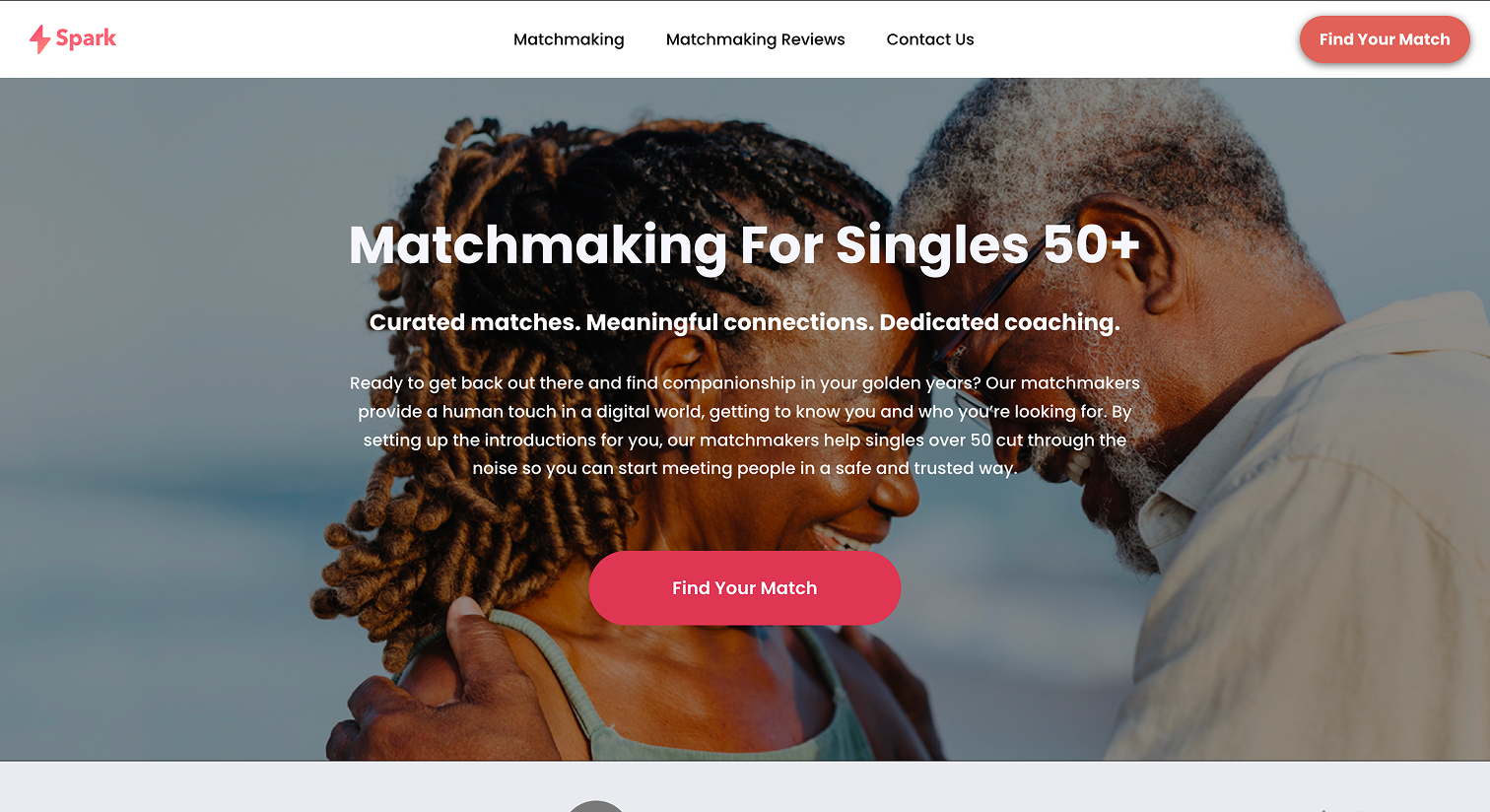 Matchmaking for Dating Singles Over 50 | Curated, Meaningful Connections