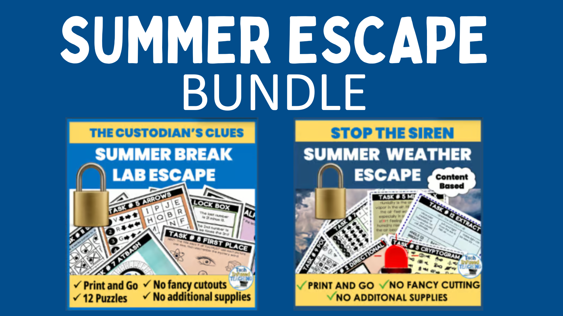 Summer Escape Room Bundle