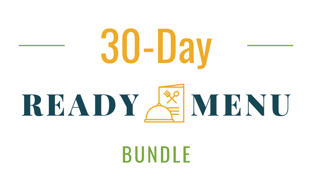 30-Day Ready Menu Bundle