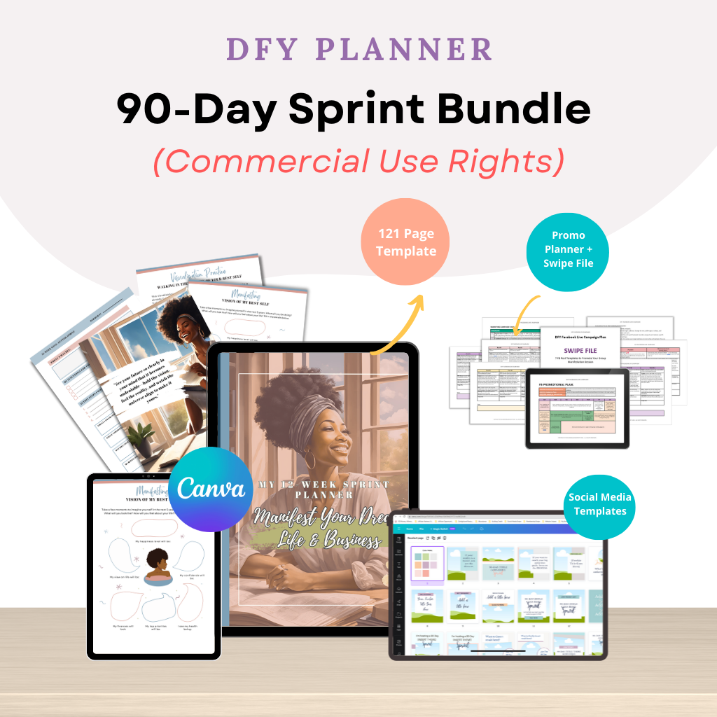 DFY 90-Day Sprint Planner Bundle
