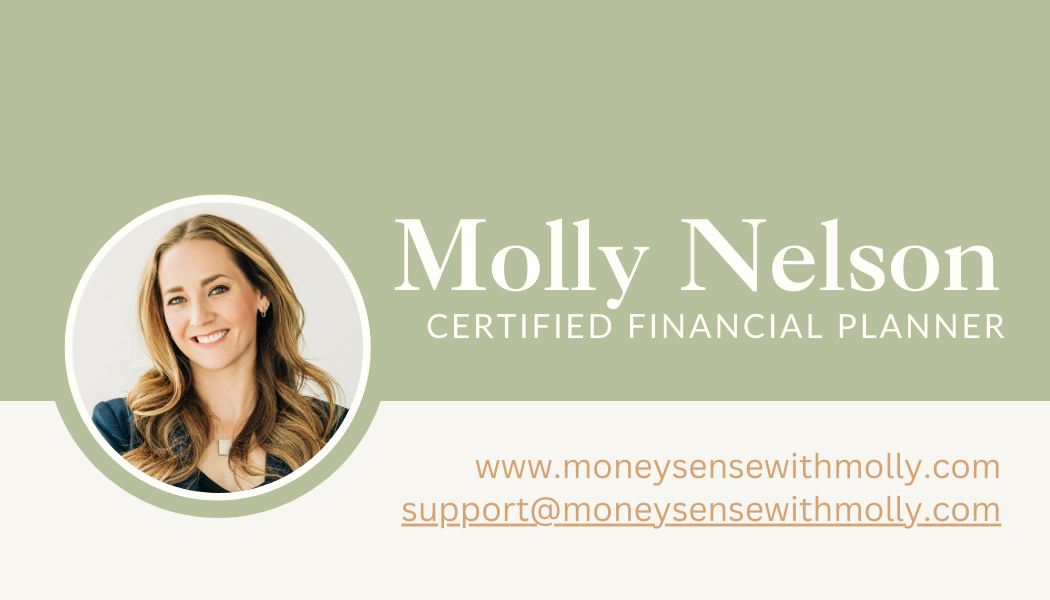 Money Sense With Molly, Certified Financial Planner
