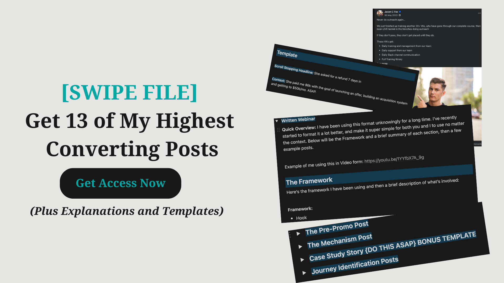 [Swipe File] 13 High Converting Posts