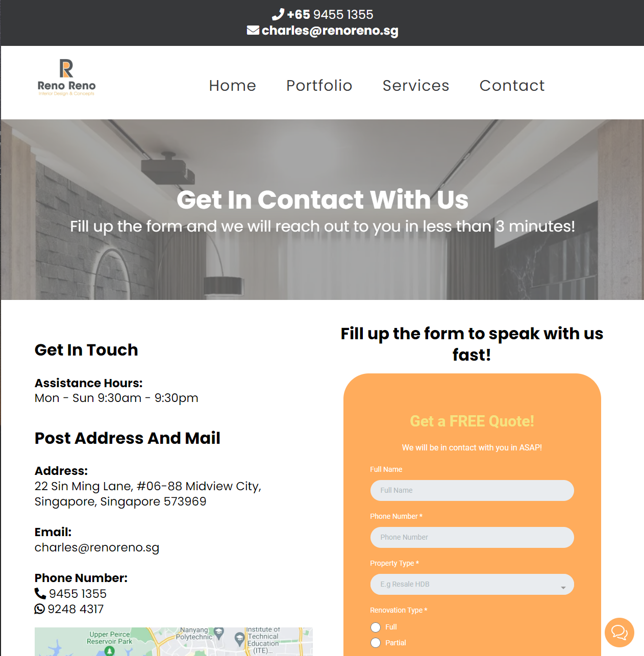 Contact Reno Reno: Get in Touch for Expert Renovation Services