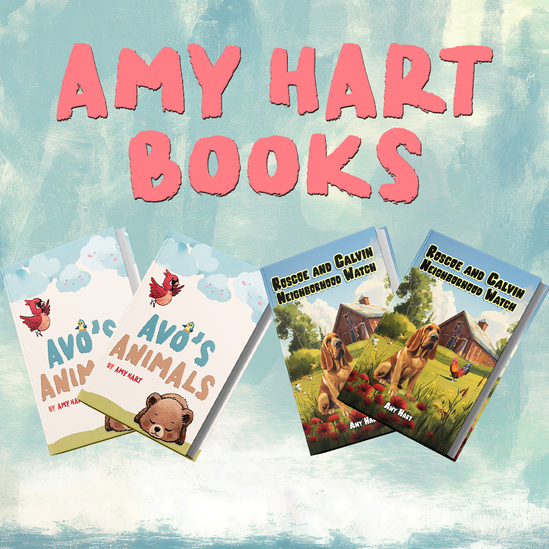 Amy Hart Books - Explore 'Roscoe and Calvin', 'Avo’s Animals'