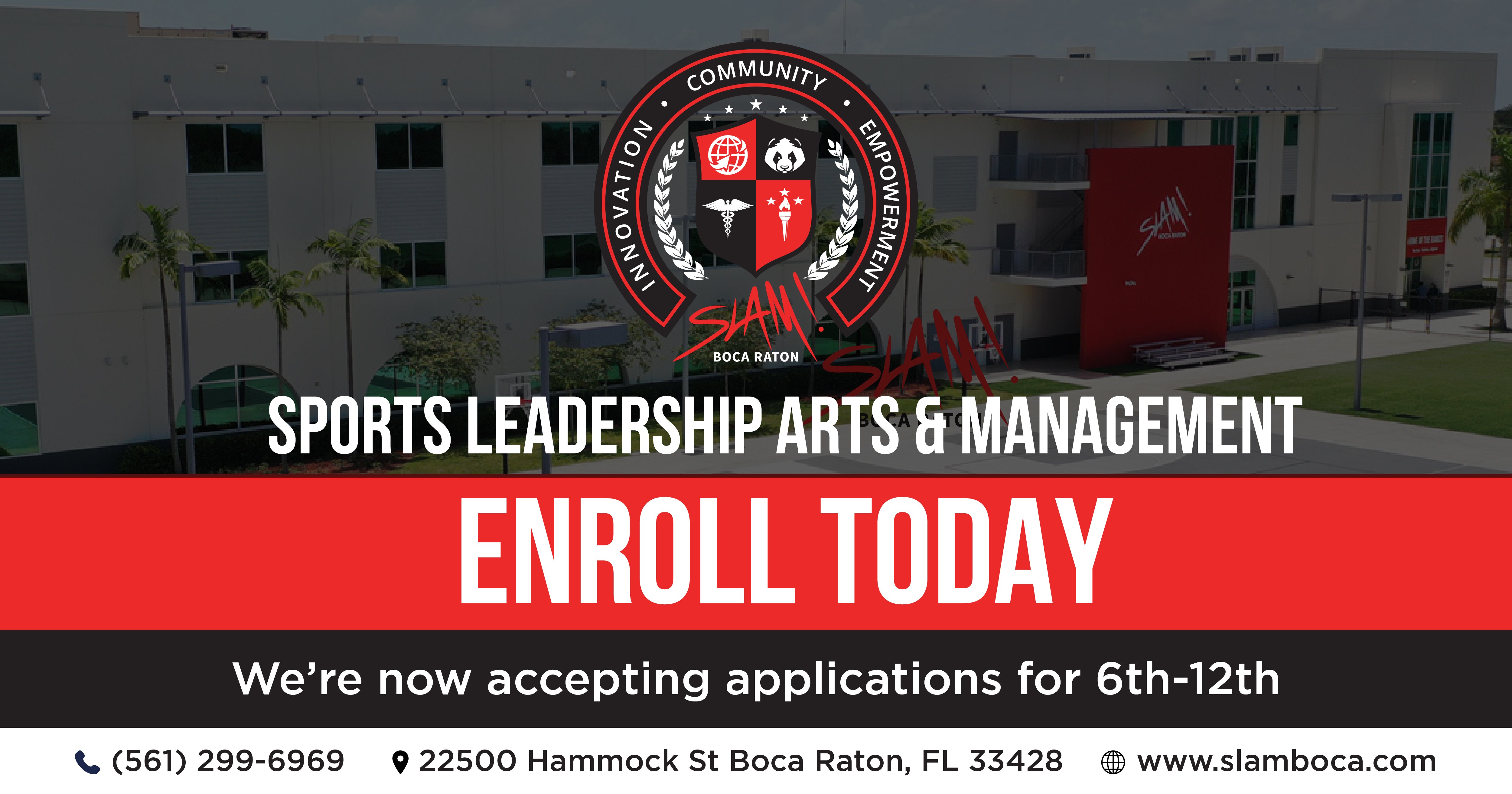 SLAM Boca Raton - Application Form