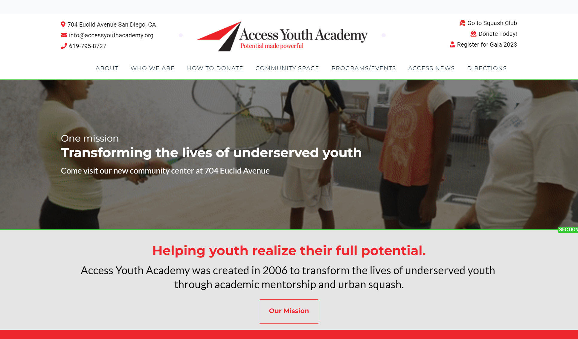 Access Youth Academy