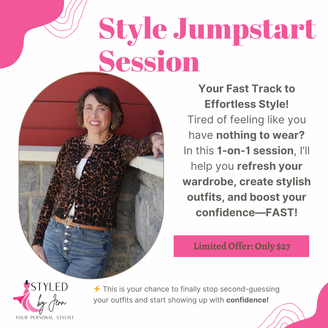Style Jumpstart Session – Your Fast Track to Effortless Style!