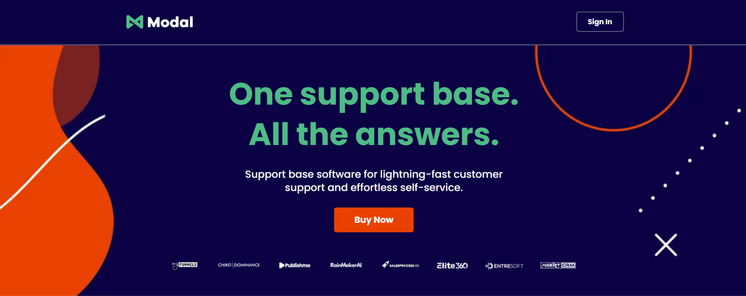 Modal Support - Contact Us