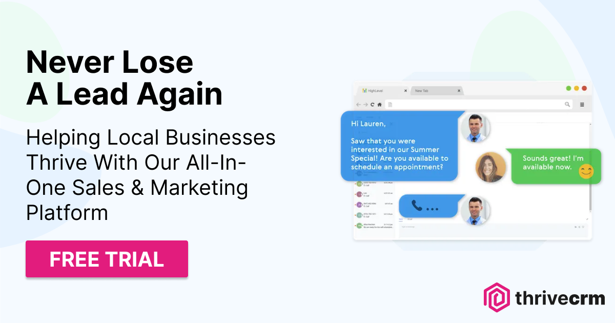 Thrive CRM 14-Day Free Trial: All-In-One Sales & Marketing Platform for ...