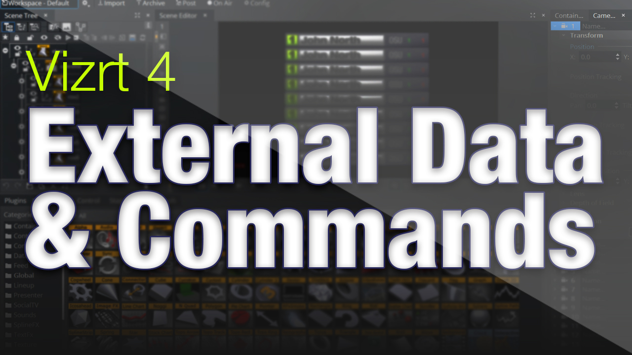 Vizrt 4 External Data & Commands