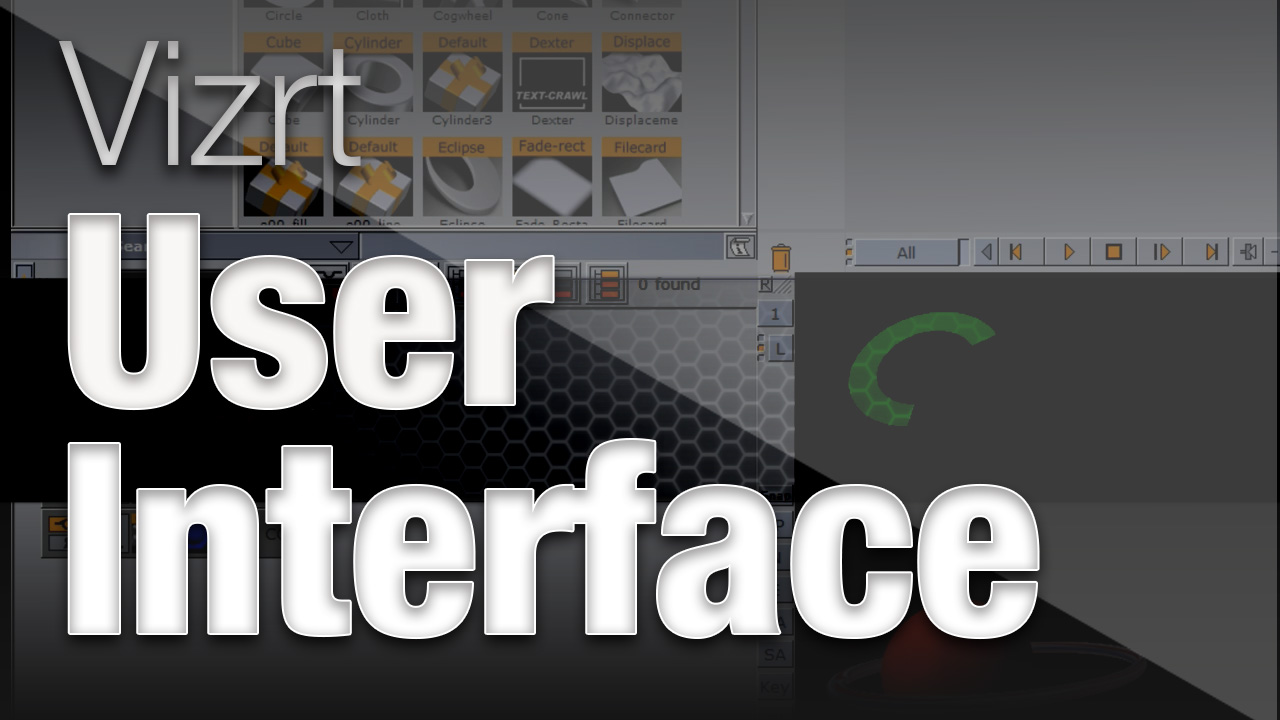 Vizrt 3 User Interface