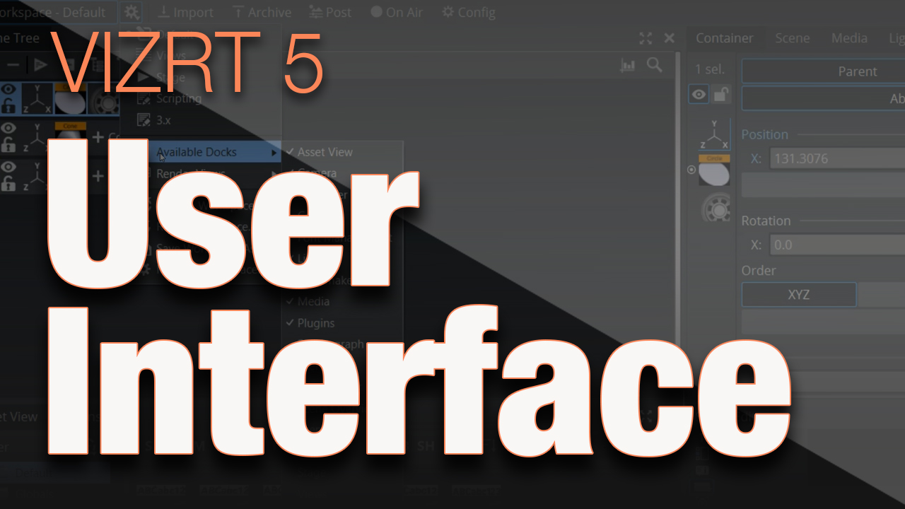 Vizrt 5 User Interface