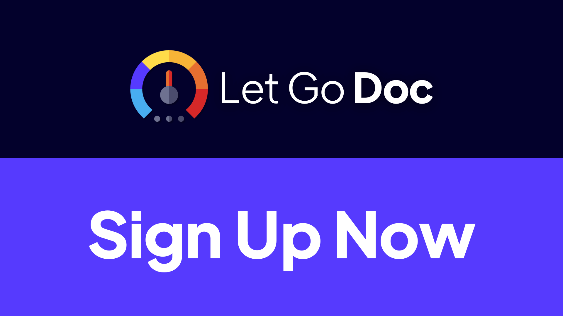 Sign Up - Let Go Doc
