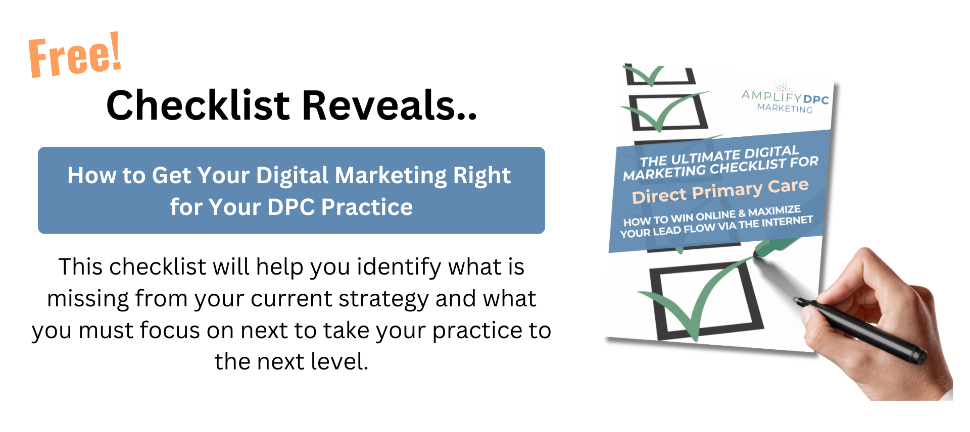 The Ultimate Digital Marketing Checklist | Amplify DPC
