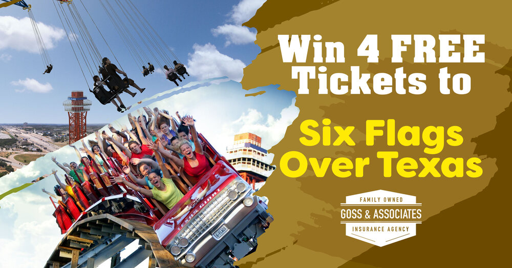 Giveaway: Win 4 Tickets to Six Flags Over Texas