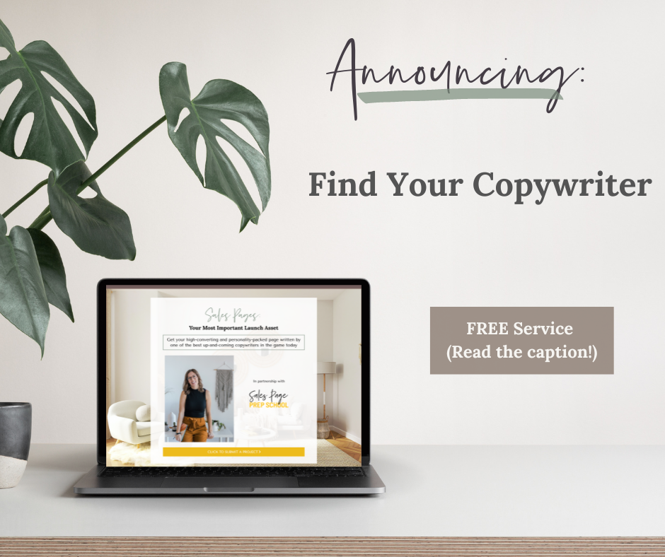 Find Your Copywriter!