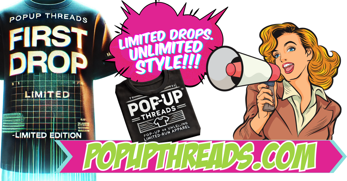 Popup Threads – Limited Edition T-Shirt Drops | Shop Exclusive Tees