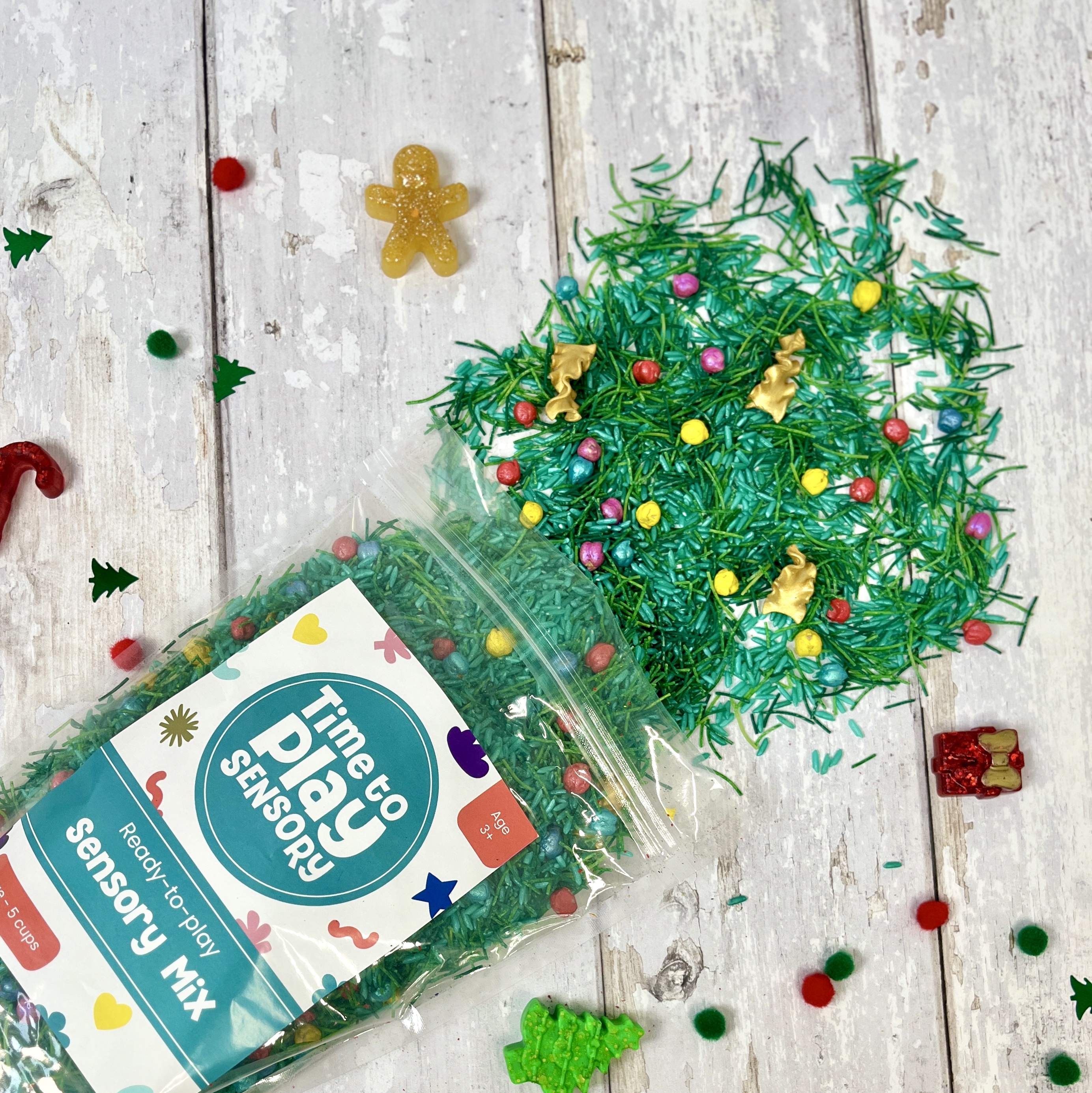Christmas Tree Sensory Mix