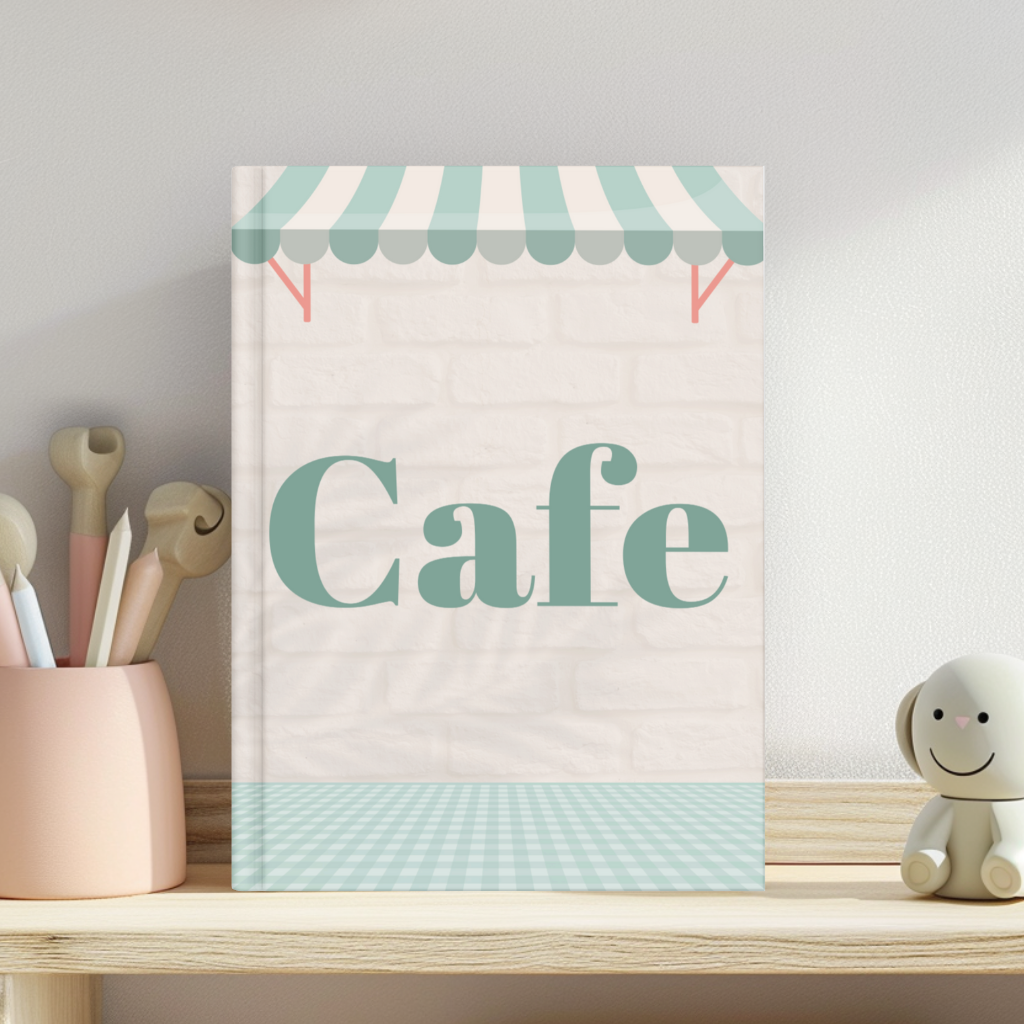 Café Pretend Playset | Printable Coffee Shop for Kids