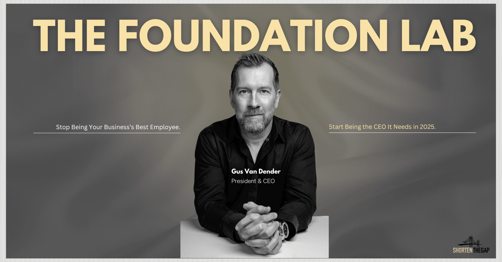 The Foundation Lab: Order Form