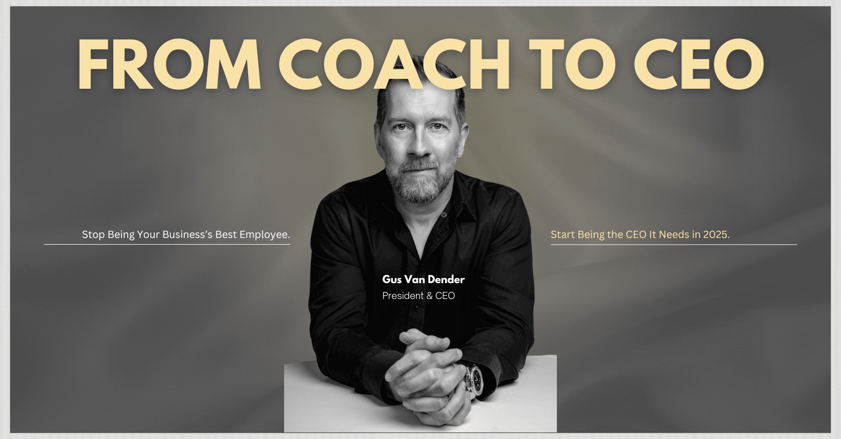 [LIVE WEBINAR] From Coach to CEO
