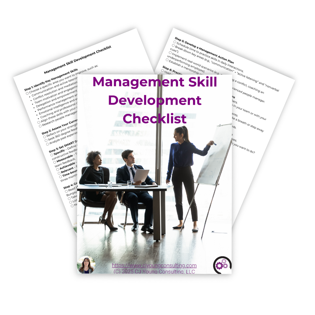 Management Skill Development Checklist