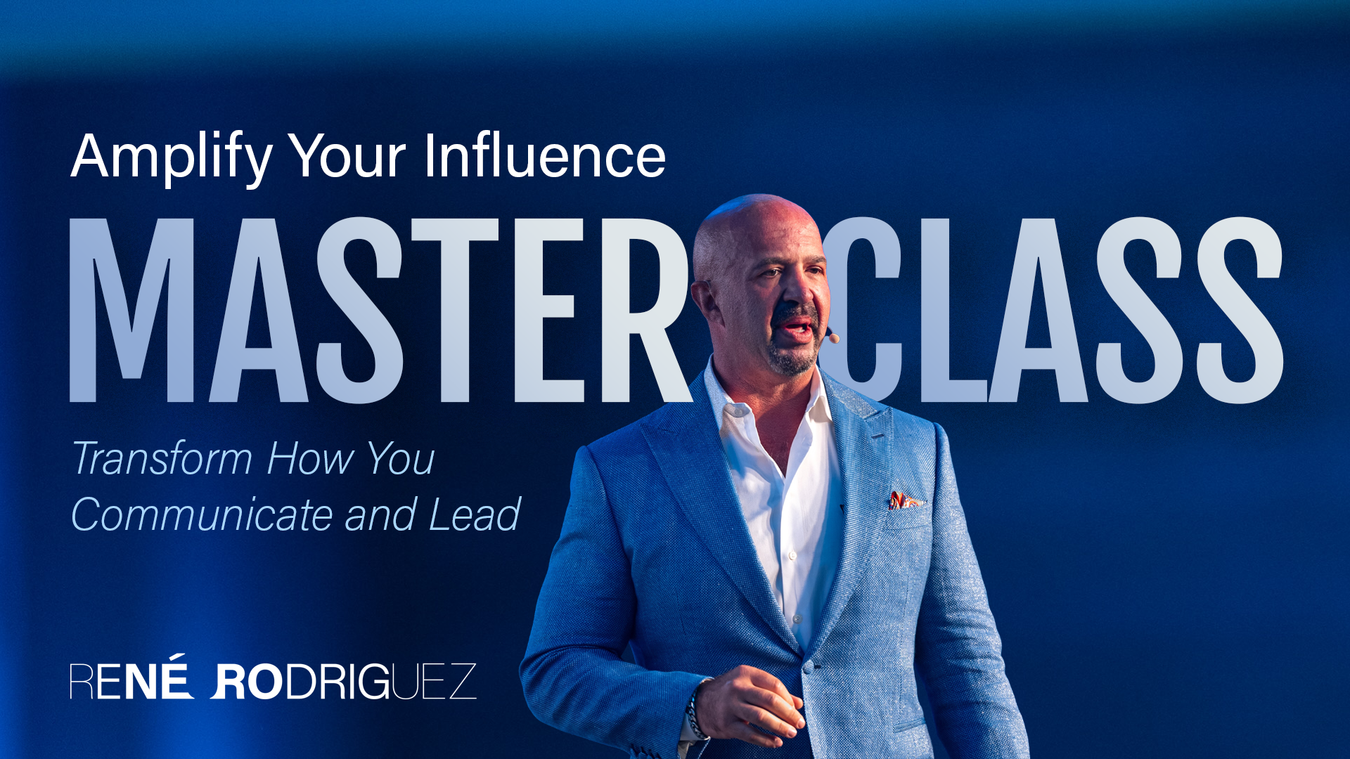 Masterclass with René Rodriguez - REPLAY