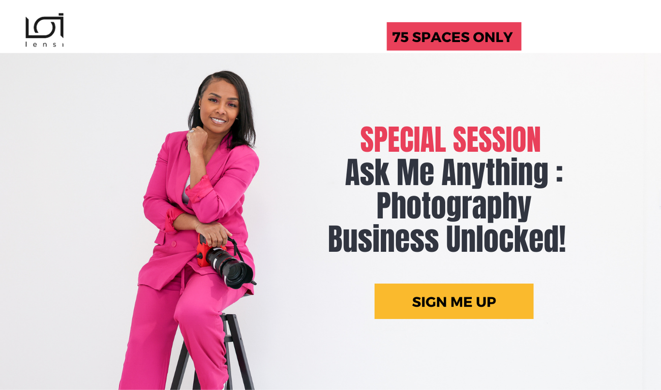 Ask Me Anything : Photography Business Unlocked!
