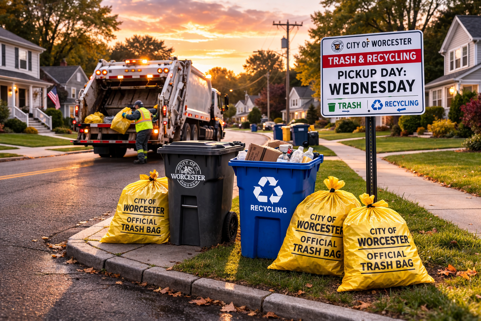 Worcester Trash Pickup Schedule & Recycling Day: Find Your Day