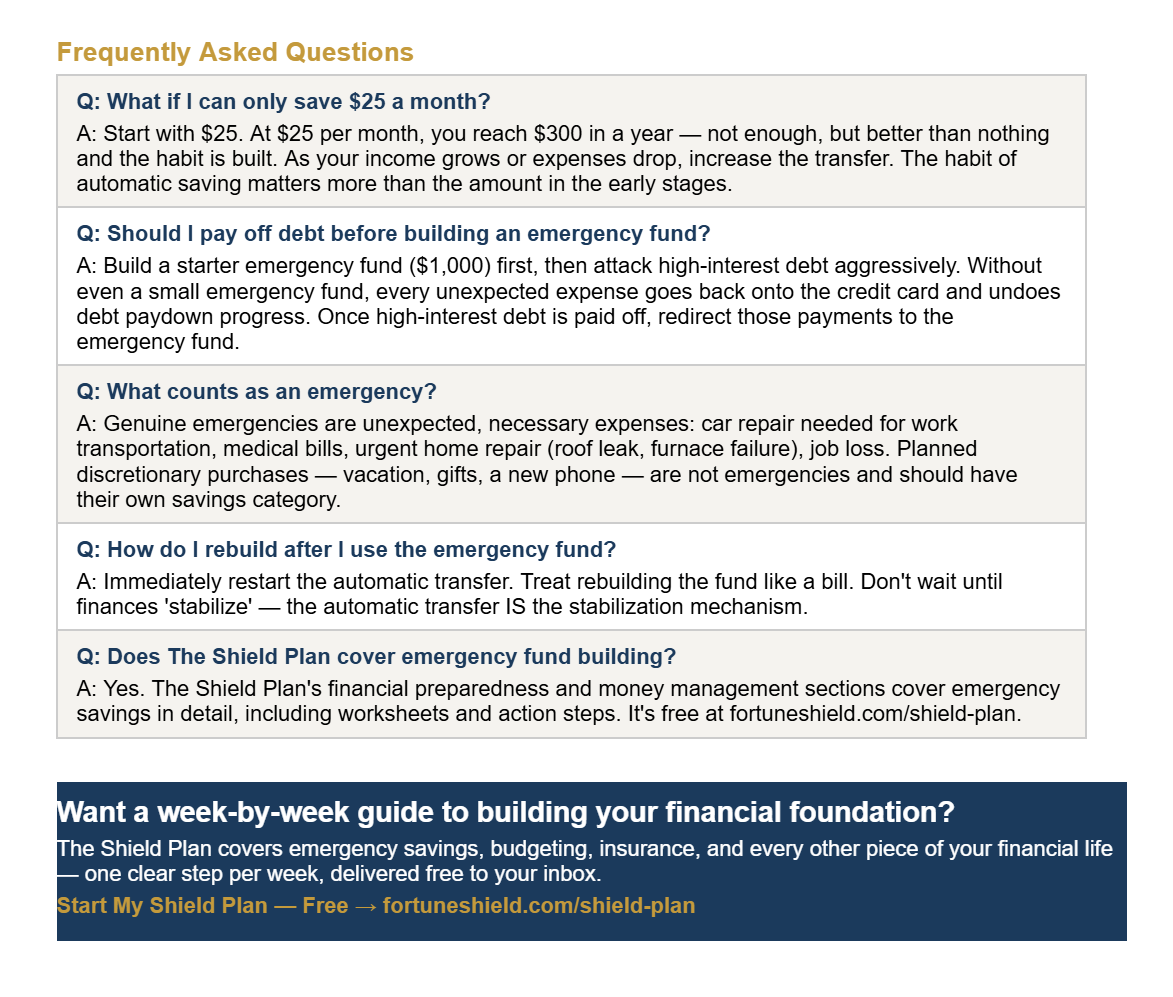 How to Build a 3-Month Emergency Fund Without Feeling Deprived ...