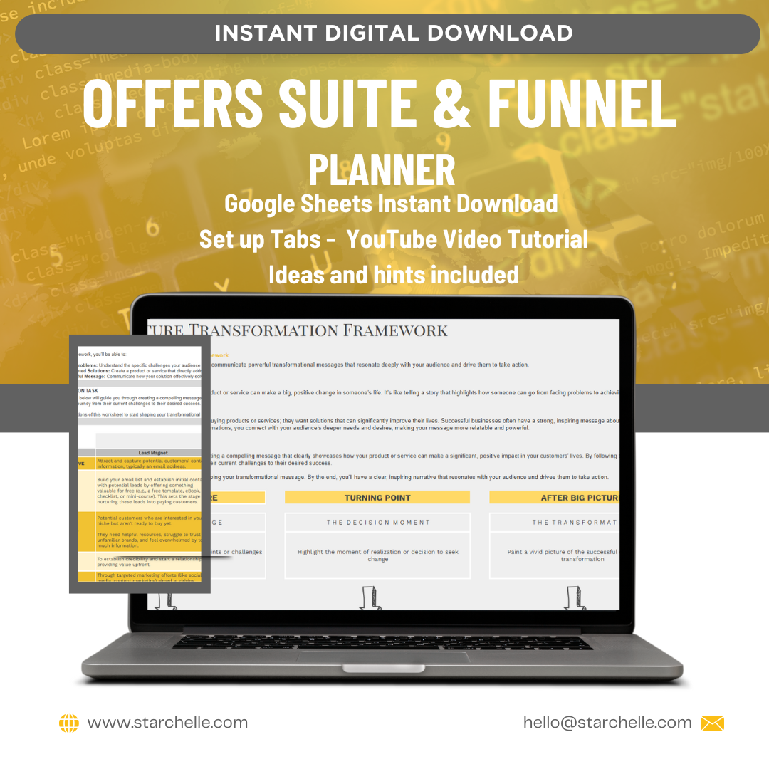 Funnel Planner Spreadsheet | Optimize Sales Funnels & Strategies
