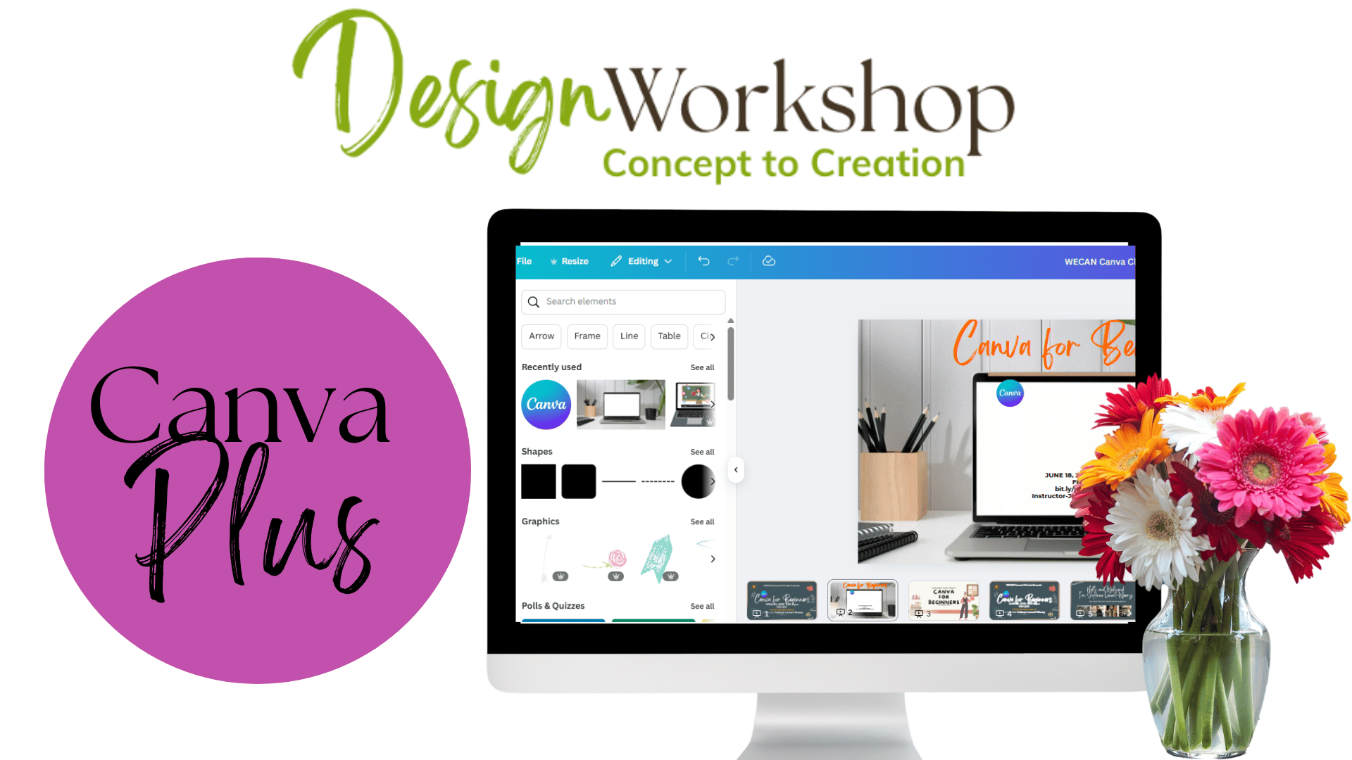 Design Workshop Online Series: Canva Plus