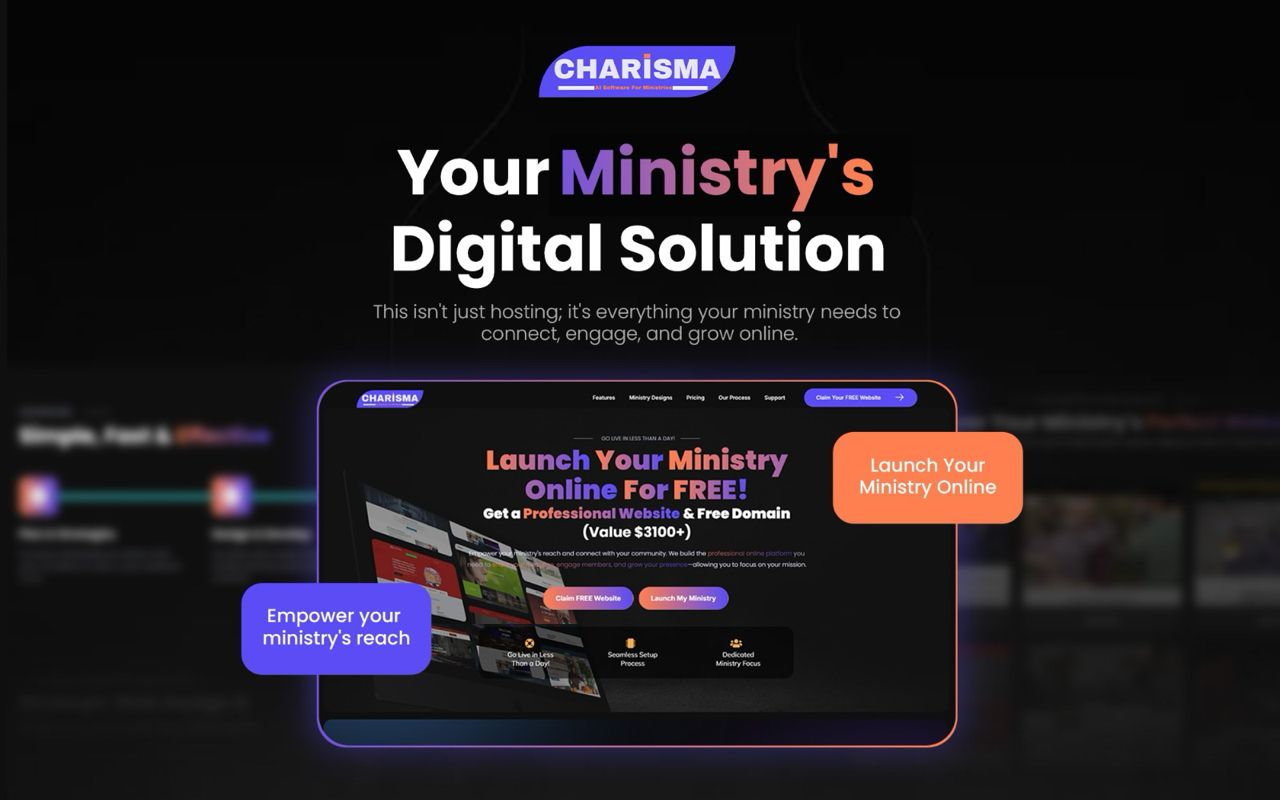 Charisma: Free Church Website & Growth Platform
