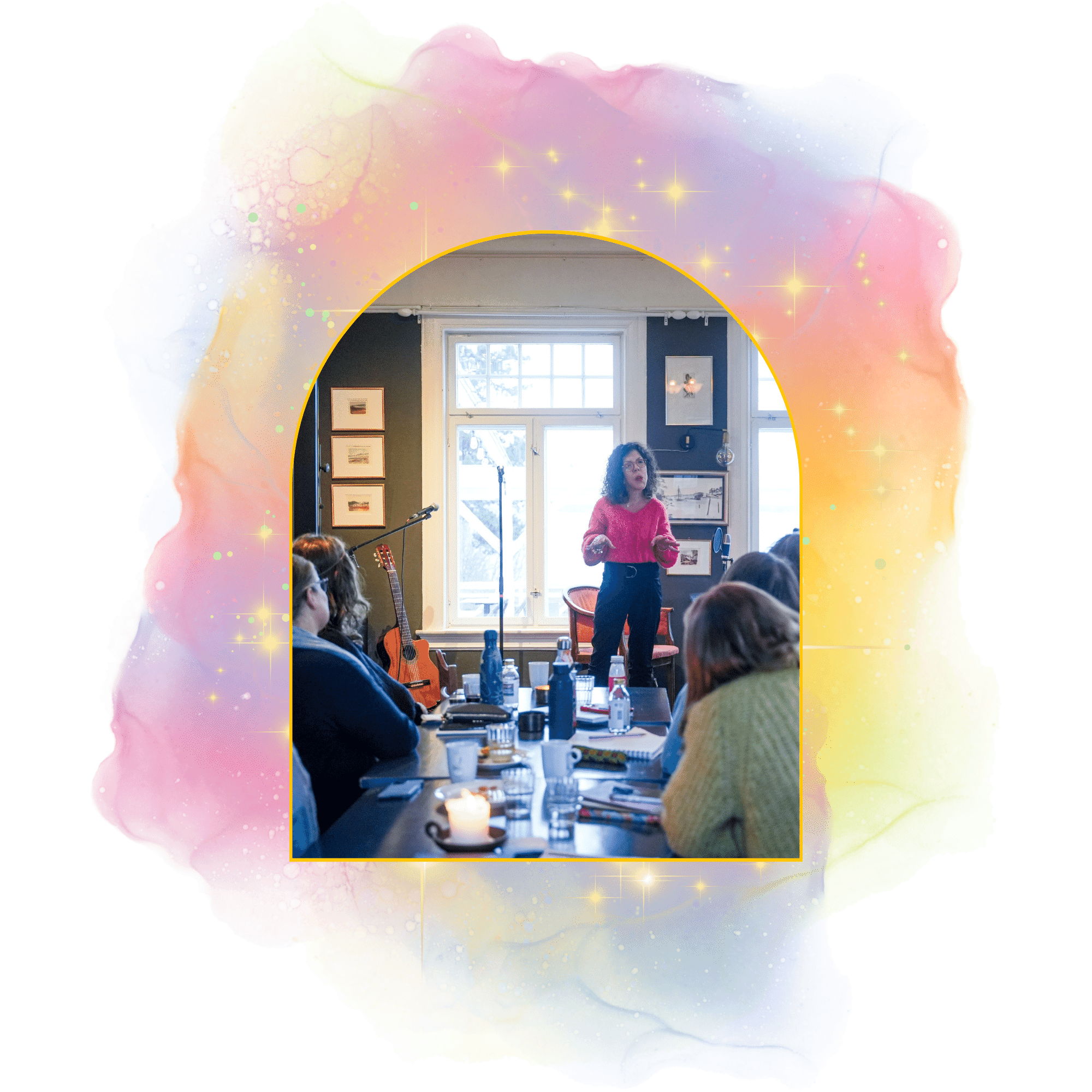 Book foredrag med Linn