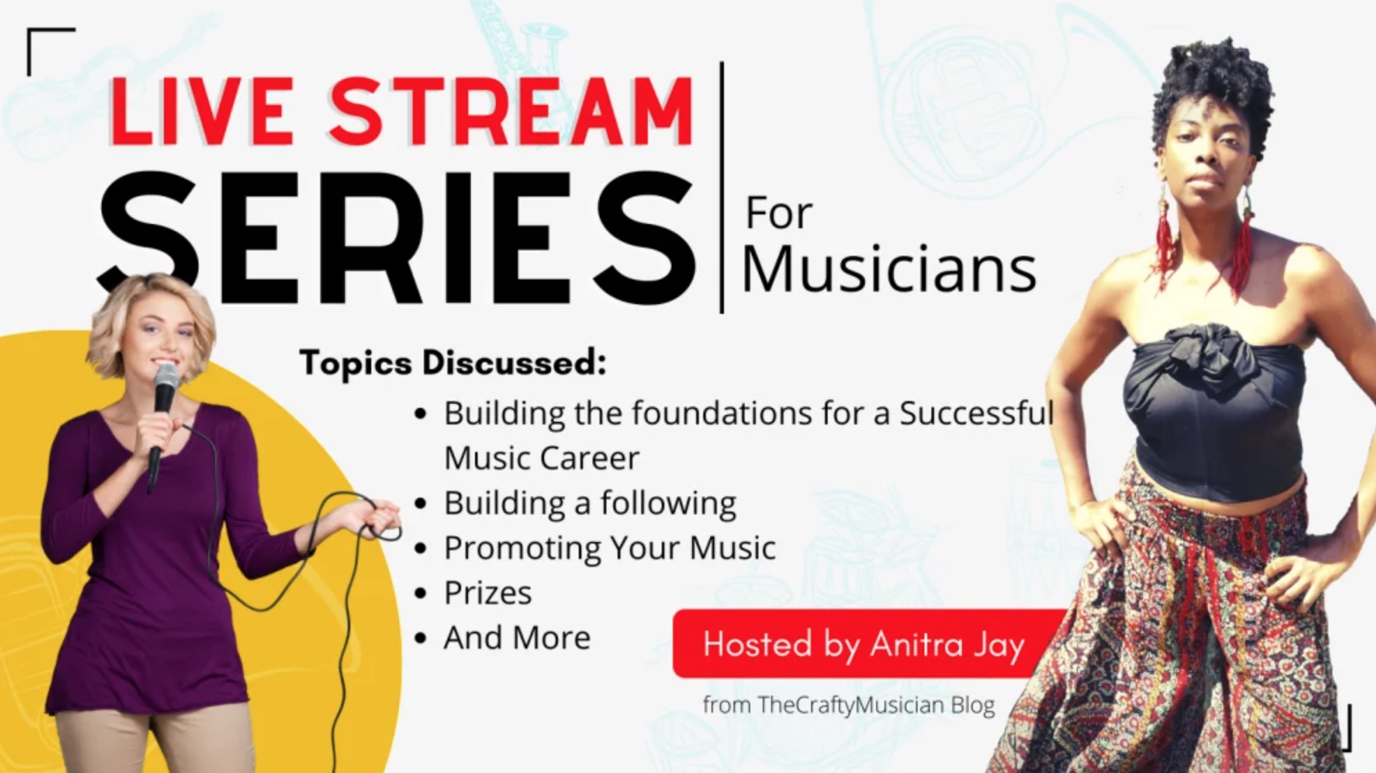 The Crafty Musician Workshop & Live Stream Invitation