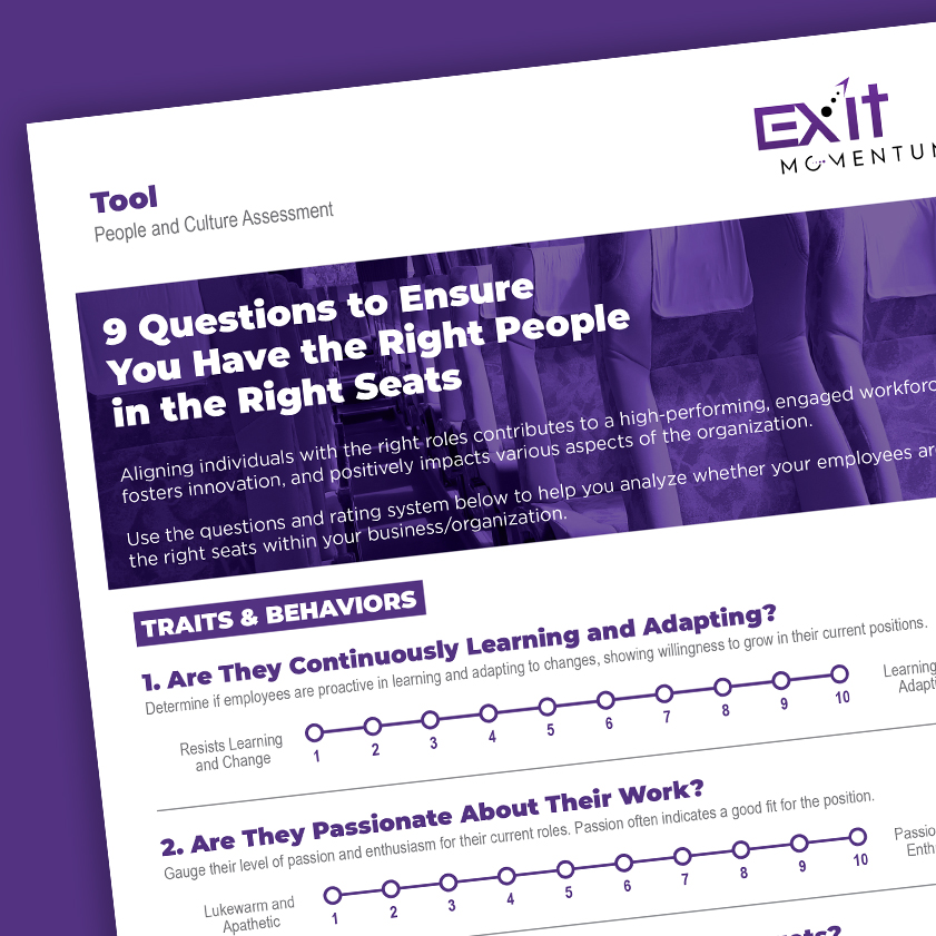 9 Questions to Ensure You Have the Right People in the Right Seats