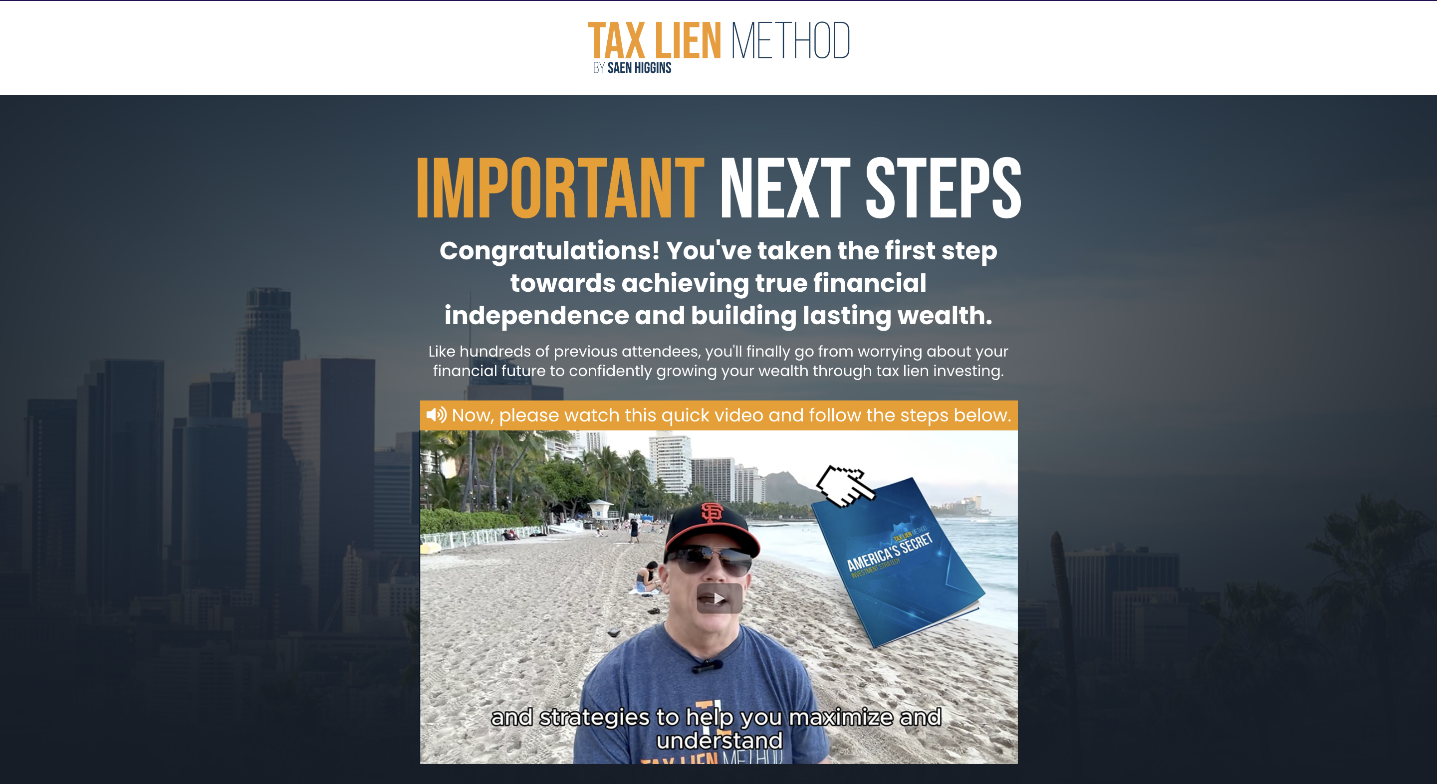 Important Next Steps