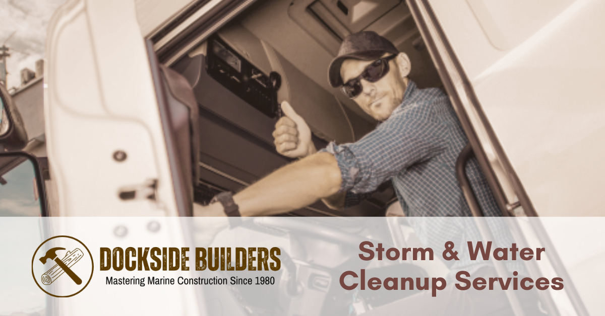 Storm & Water Cleanup Services by Dockside Builders