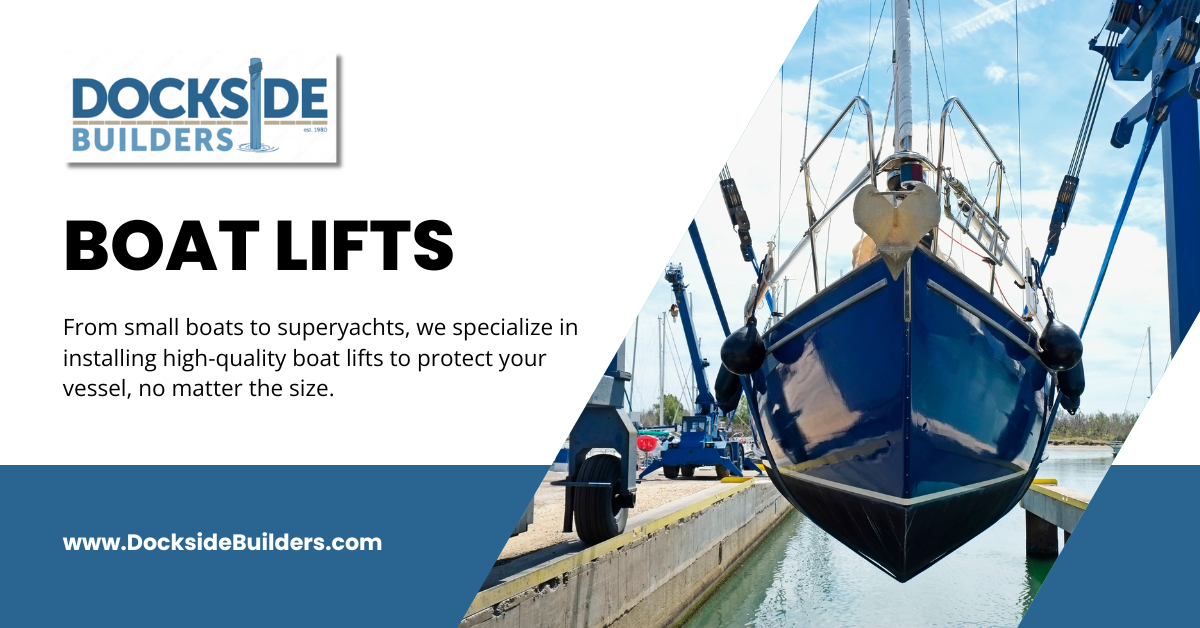 Boat Lifts in Sebastian, FL – Dockside Builders