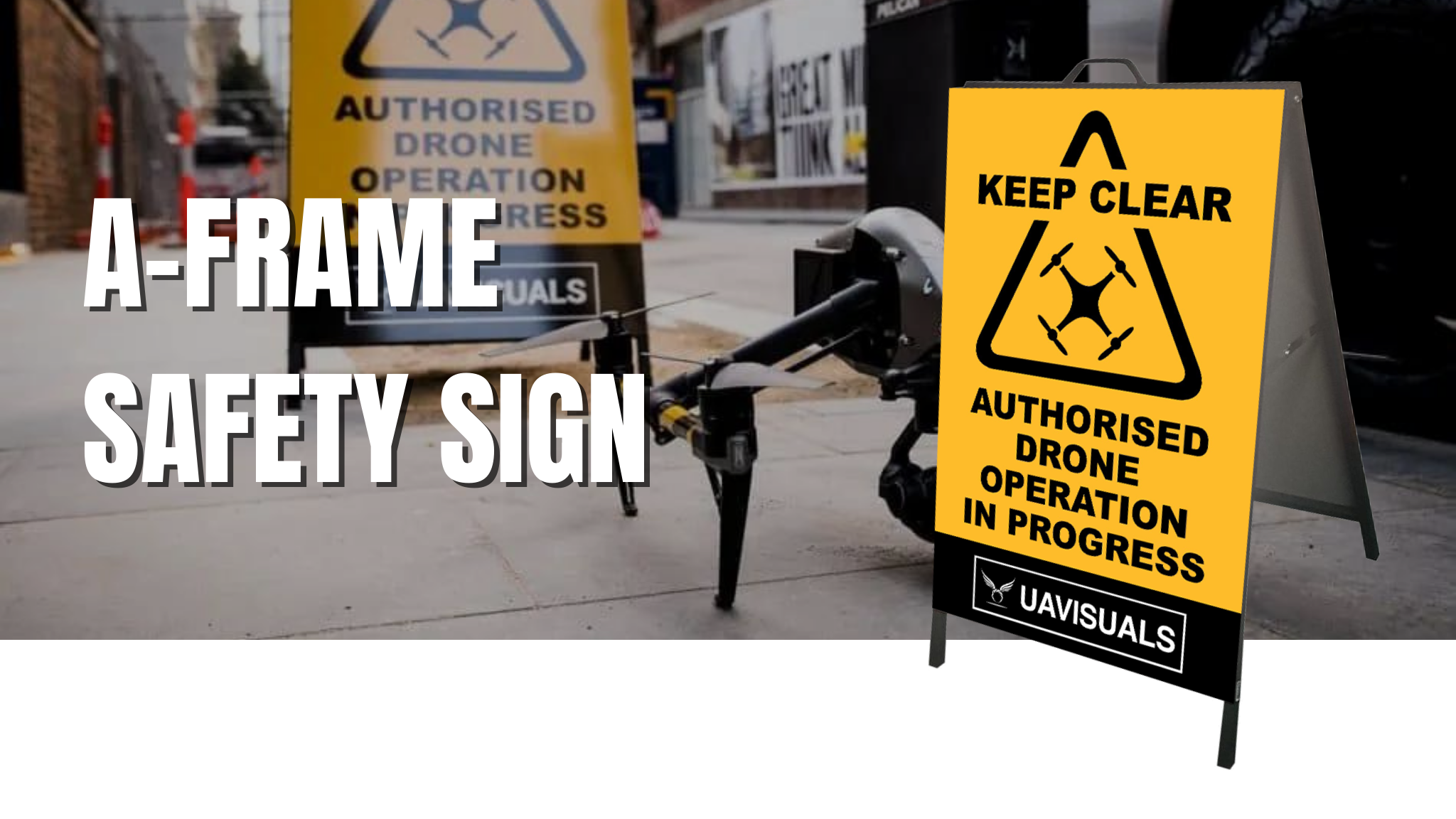 Drone Safety Sign Template