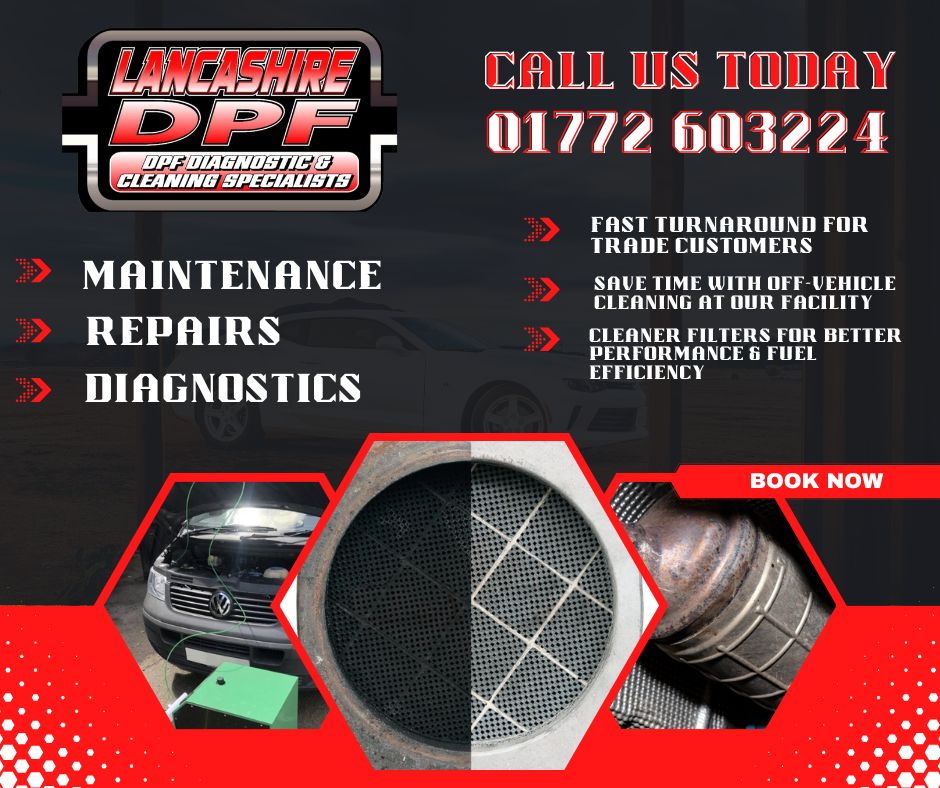 Lancashire DPF Cleaning - Expert On & Off-Vehicle Services for Diesel ...