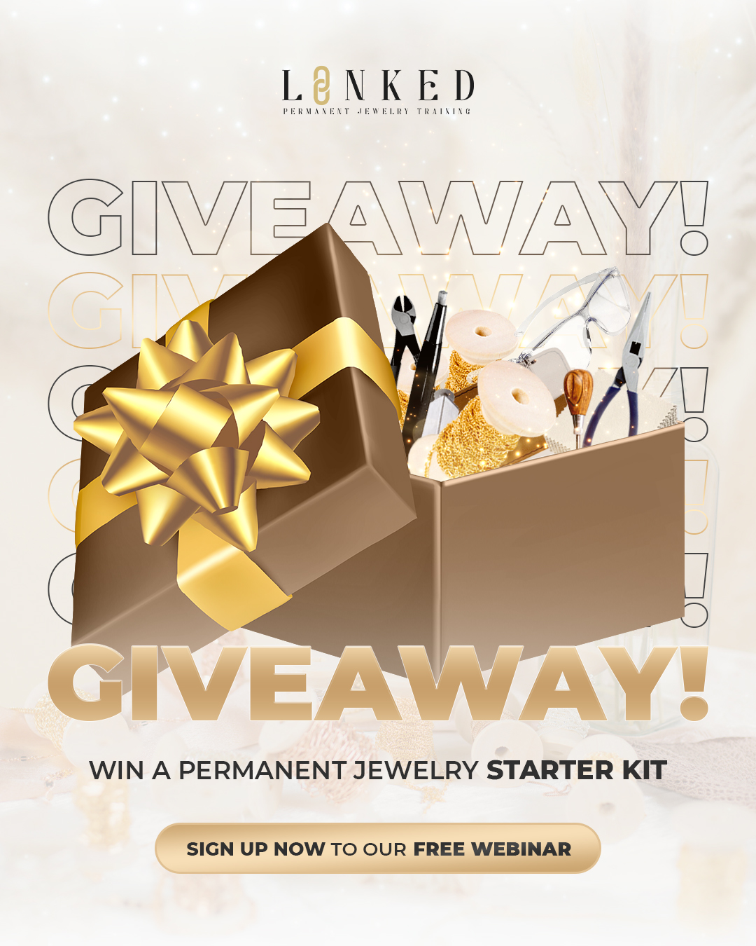 Giveaway Permanent Jewelry Kit | Free Class on How to Start a Permanent ...
