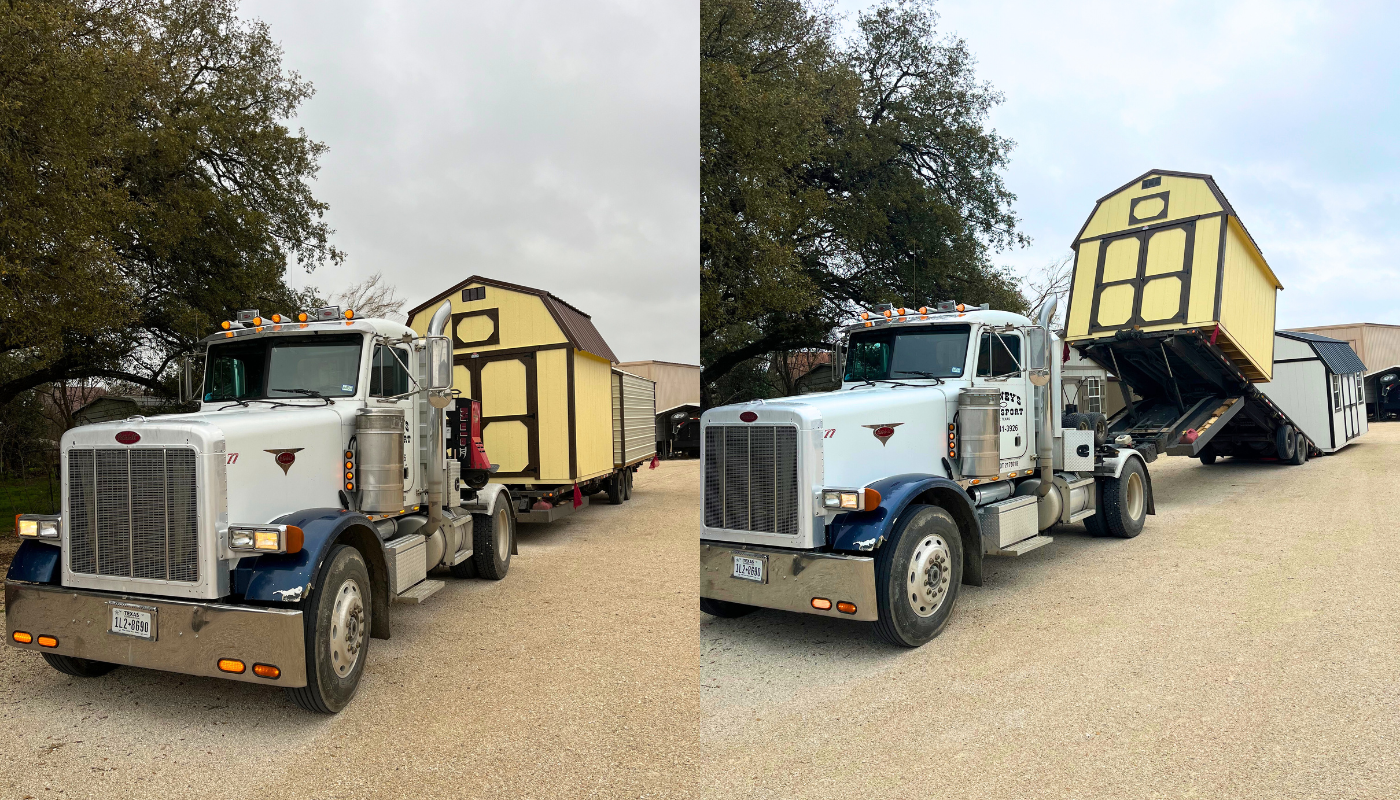 Texas #1 Trusted Shed & Portable Building Movers | F&F Transport