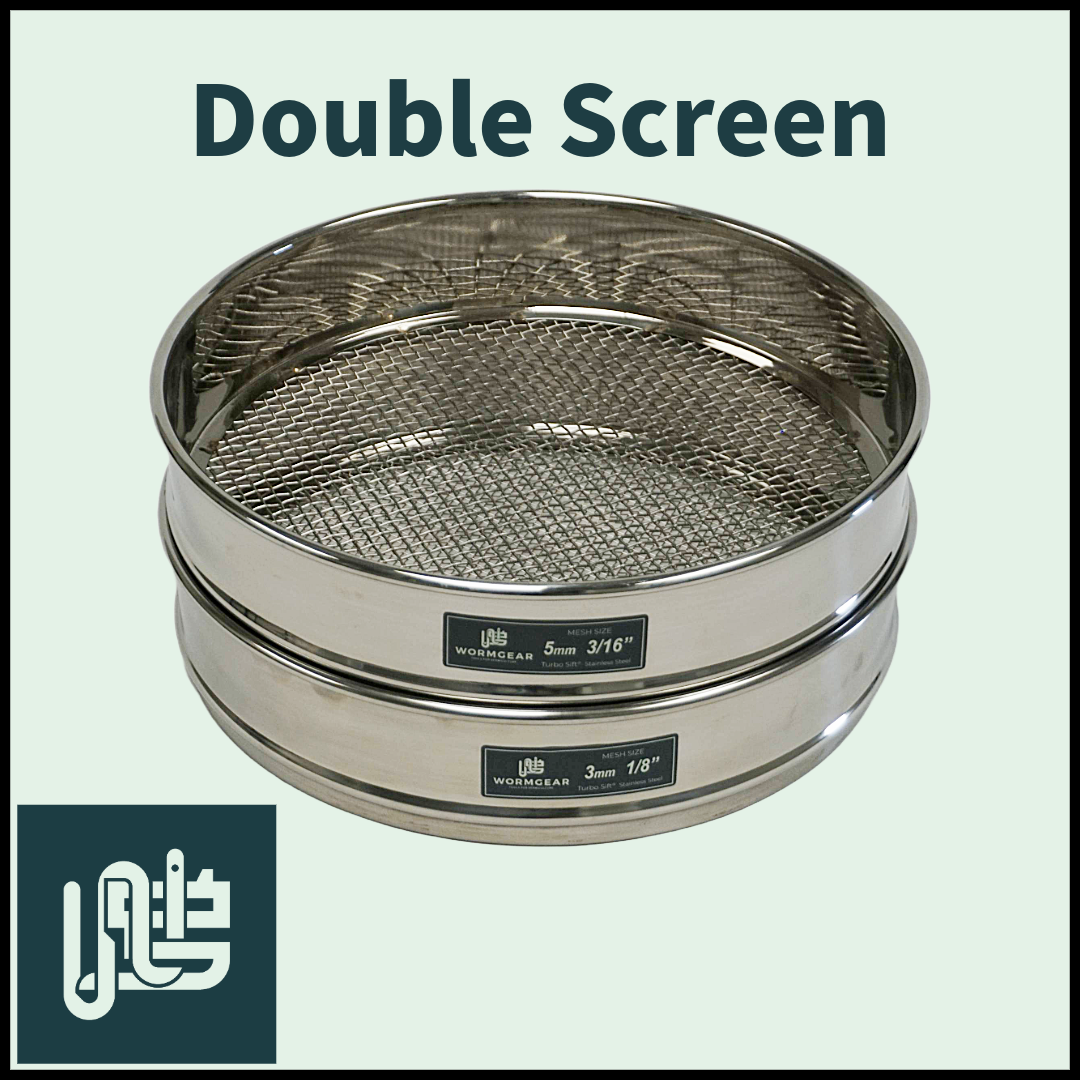 Turbo Sift Double Screen - Efficient Sifting Screens