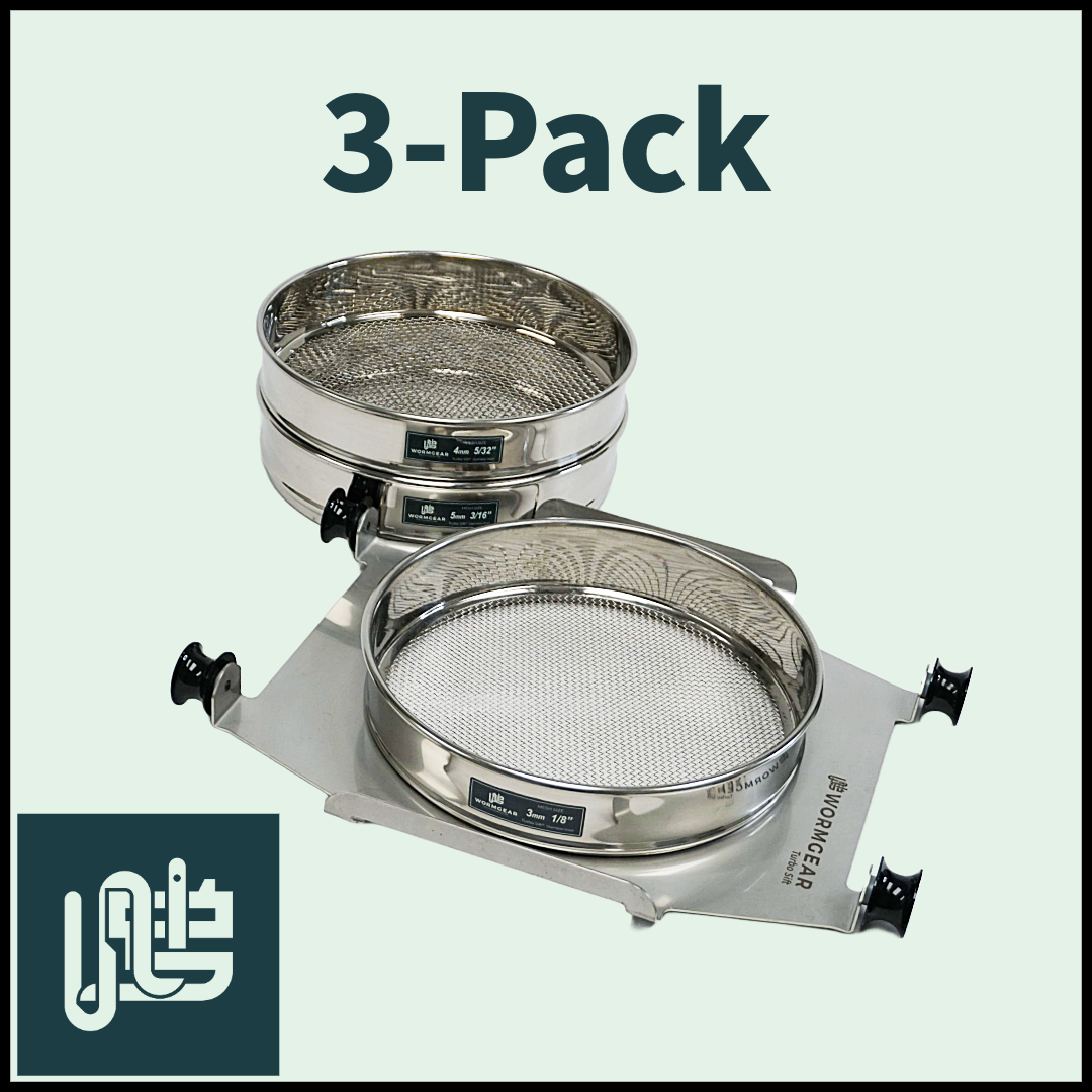 Turbo Sift 3-Pack - Triple Screen Sifting Tool