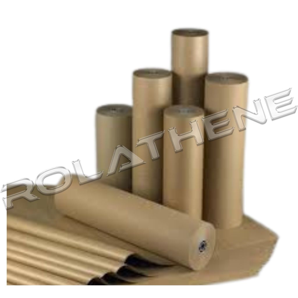 Sheeted Papers - Brown Ribbed Paper Rolls