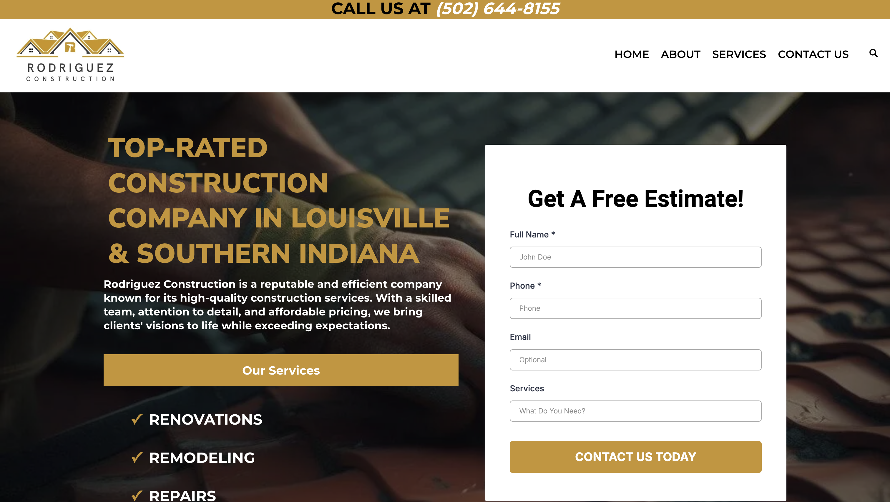 Rodriguez Construction | #1 Construction Company in Louisville, KY